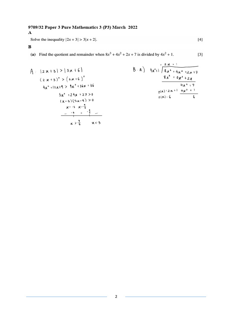 1 P3 Algebra-22 | PDF