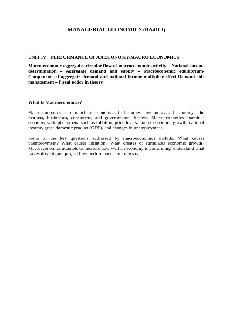 Managerial Economics | PDF