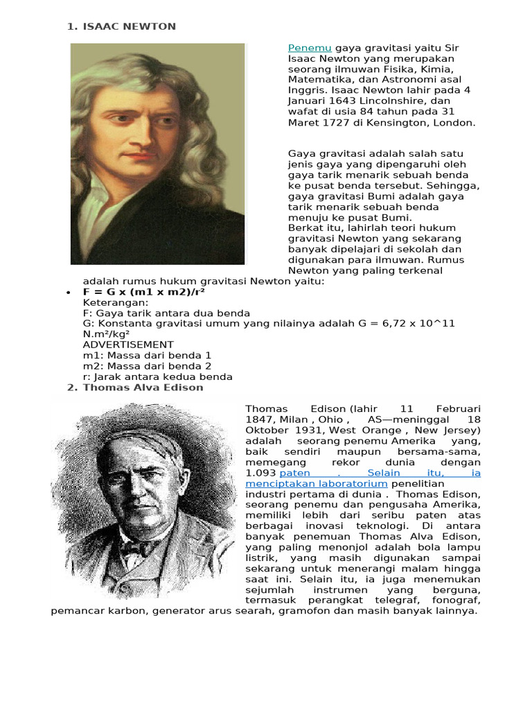 Thomas Alva Edison | PDF