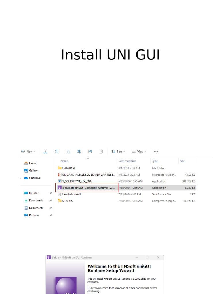 Cara Install Uni Gui | PDF