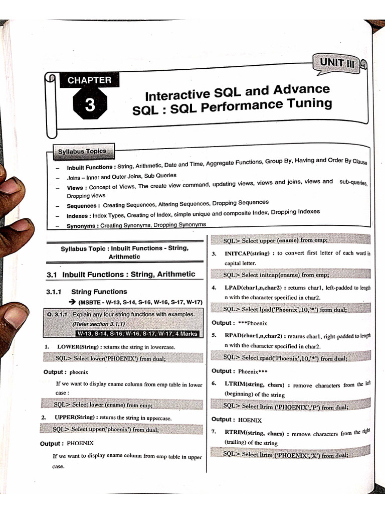 Database Management System Chapter 3,4 | PDF