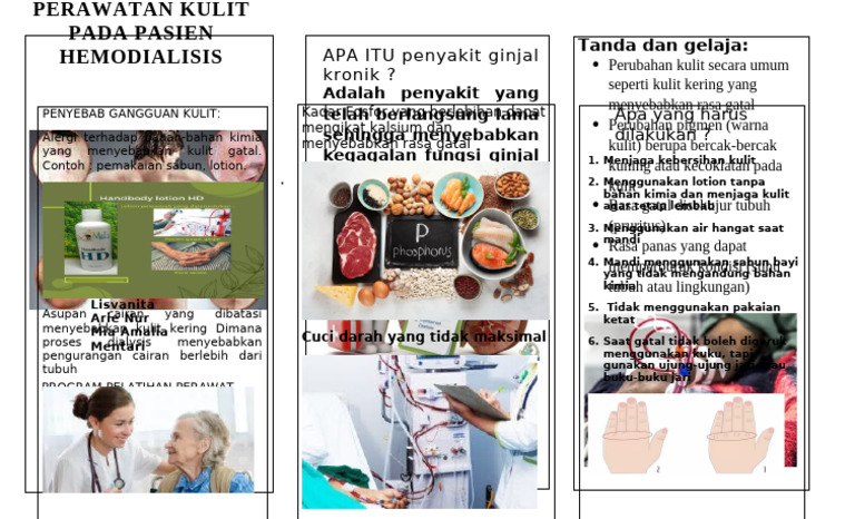 Leaflet Edukasi Perawatan Kulit Kelomok 3 Jadi | PDF