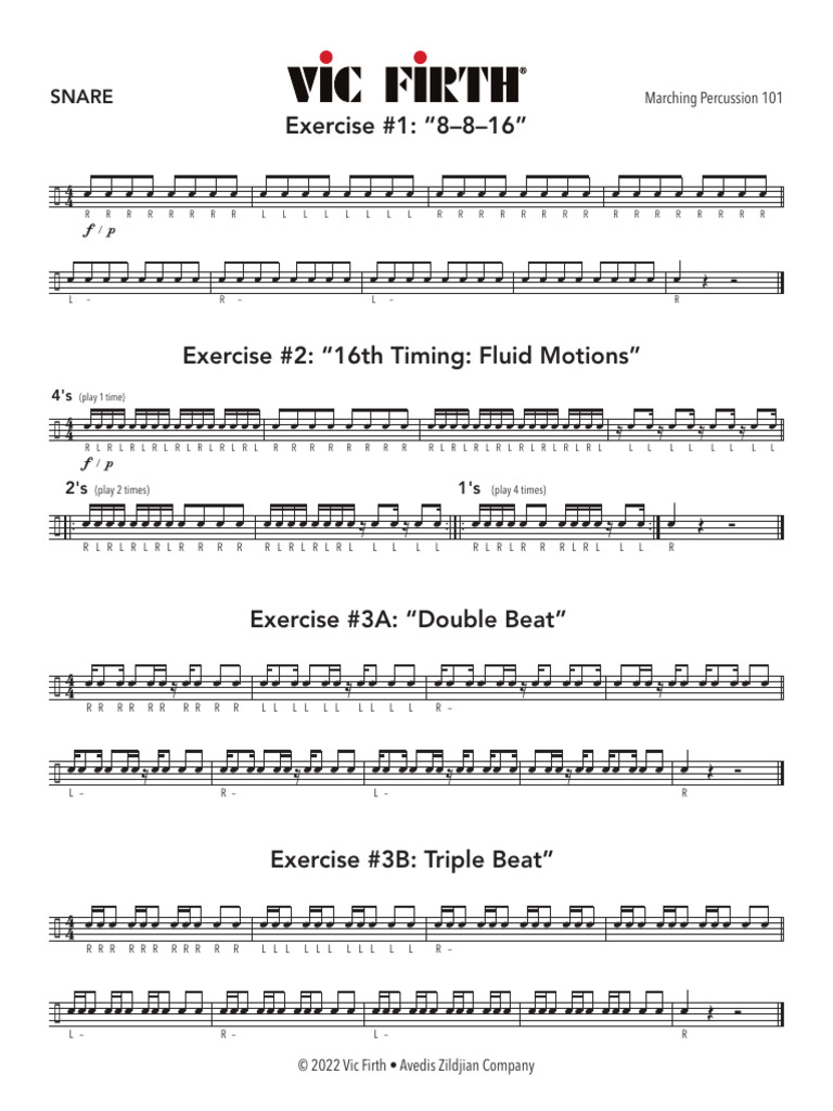 Marching Percussion 101 - Snare | PDF