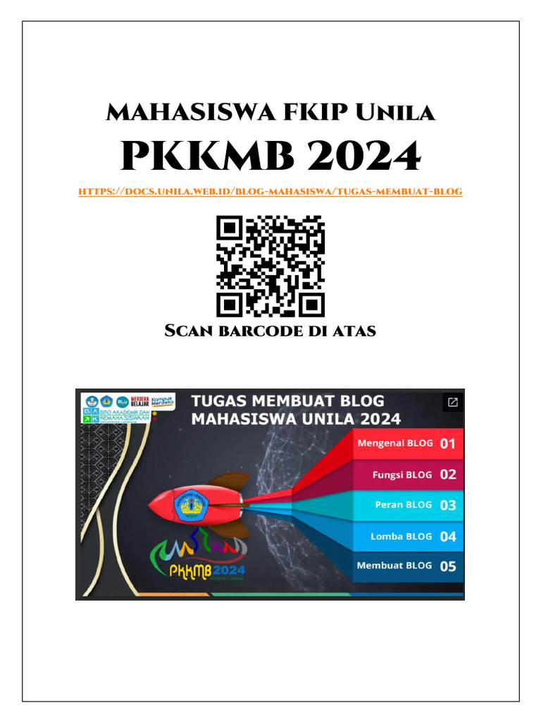 Tugas Membuat Blog Mhs Fkip Unila | PDF