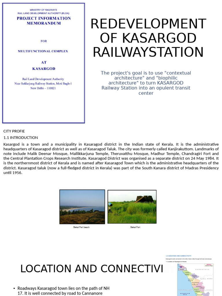 Redevelopment of Kasargo | PDF