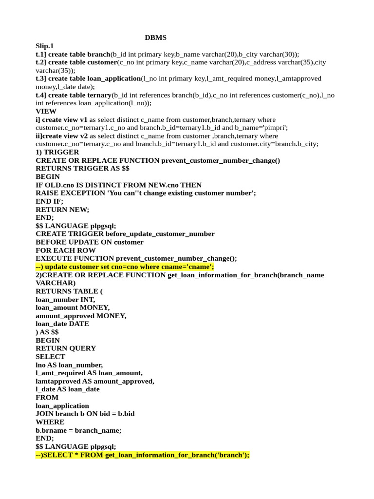 DBMS Slips Micro. | PDF