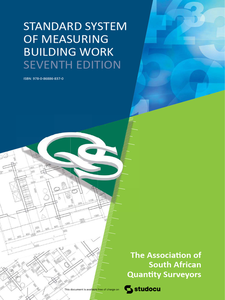 Standard System of Measuring Building Work 2015 7th Edition | PDF