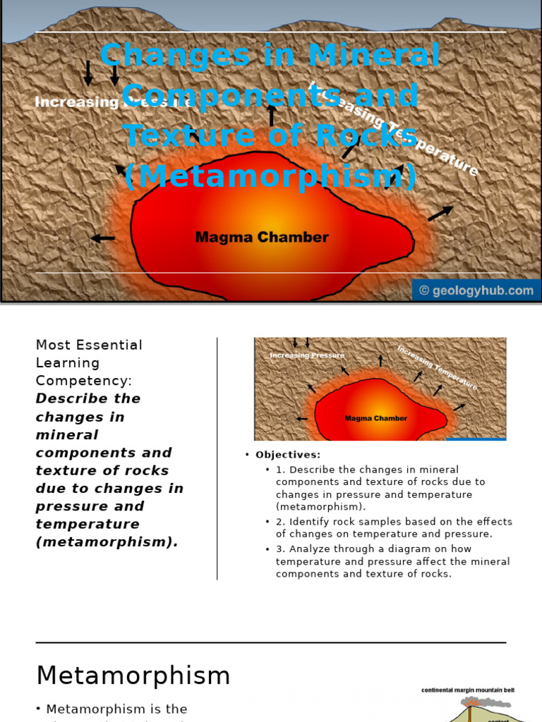 Lesson 6.1 - Metamorphism | PDF