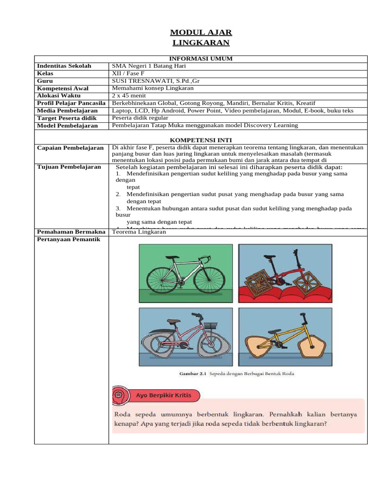 Modul Ajar Tampil Supervisi NO TTD | PDF