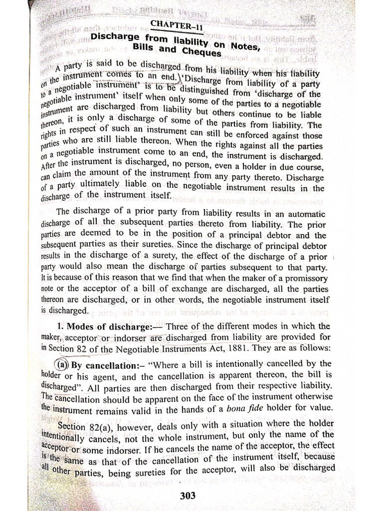 Discharge From Liabilities | PDF