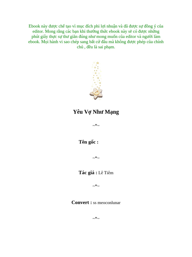 Yeu Vo Nhu Mang | PDF