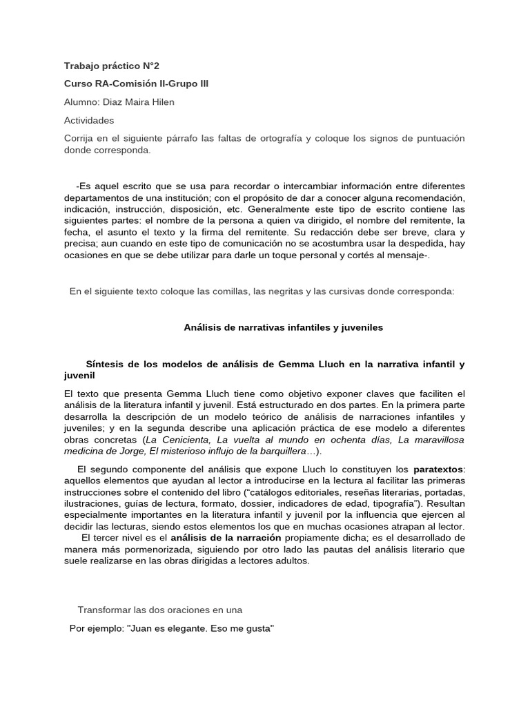Trabajo Práctico N2 - RA | PDF Trabajo Práctico N2 - RA | PDF
