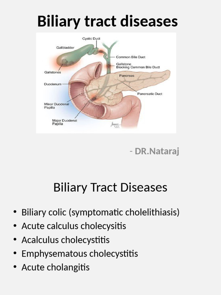 Biliary Tract Diseases | PDF