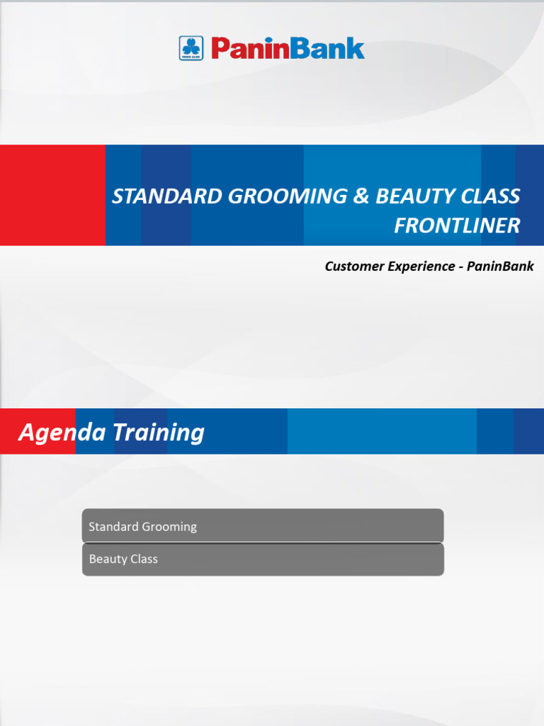STANDARD GROOMING & BEAUTY CLASS FRONTLINER | PDF