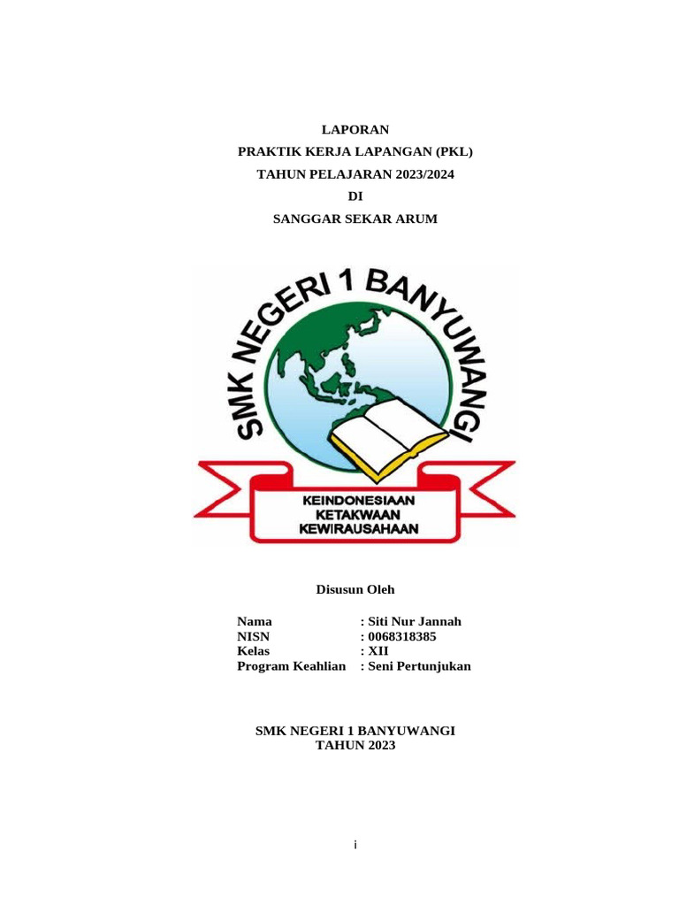 LAPORAN - PKL Siti Nur Jannah | PDF