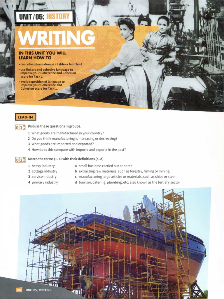 Unit 5 Writing - Task 1 - Bar Charts | PDF