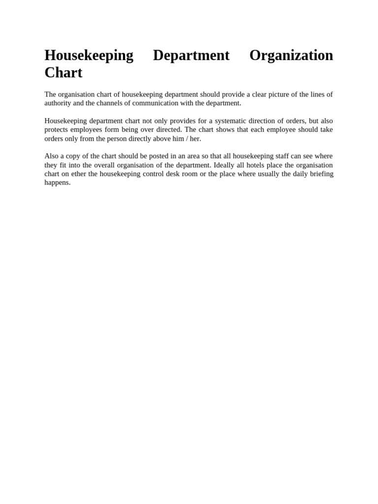HK Organization Chart | PDF