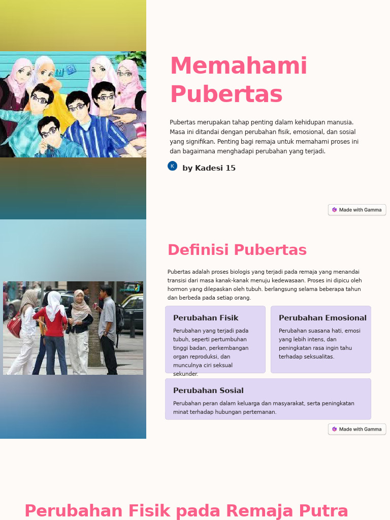 Memahami Pubertas | PDF