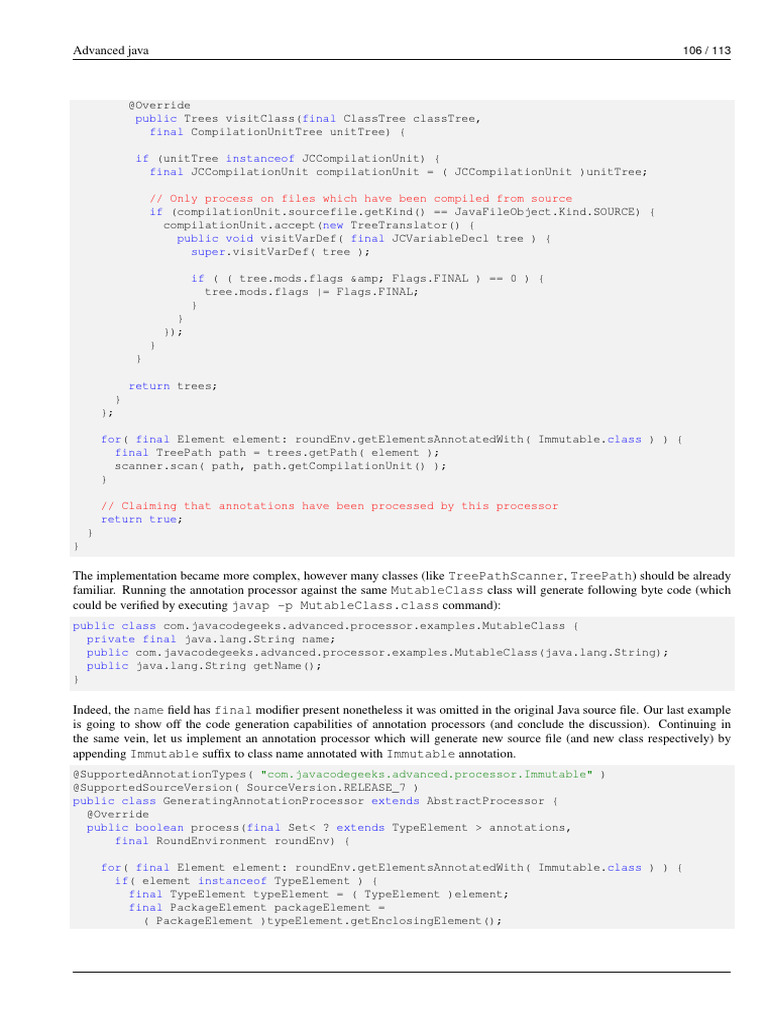 Advanced Java 1 - Merged 119 | PDF