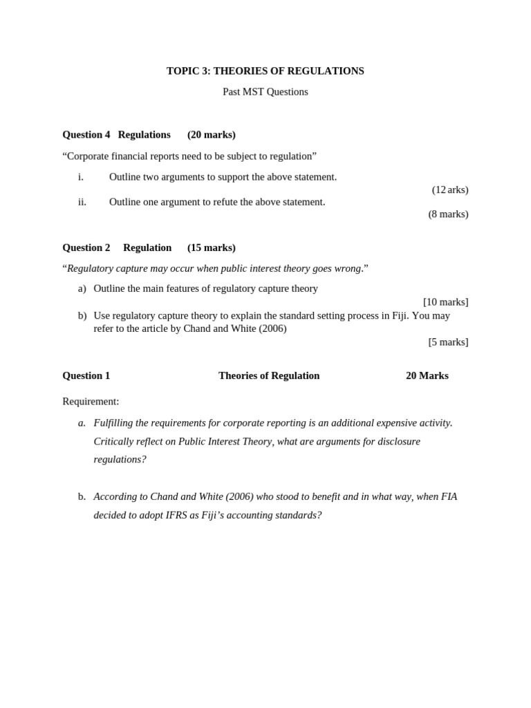 Week 4 Past MST Questions | PDF | Finance & Money Management | Computers
