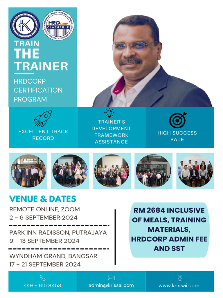 TRAIN The TRAINER (HRDCorp Certification Program) - September 2024 | PDF