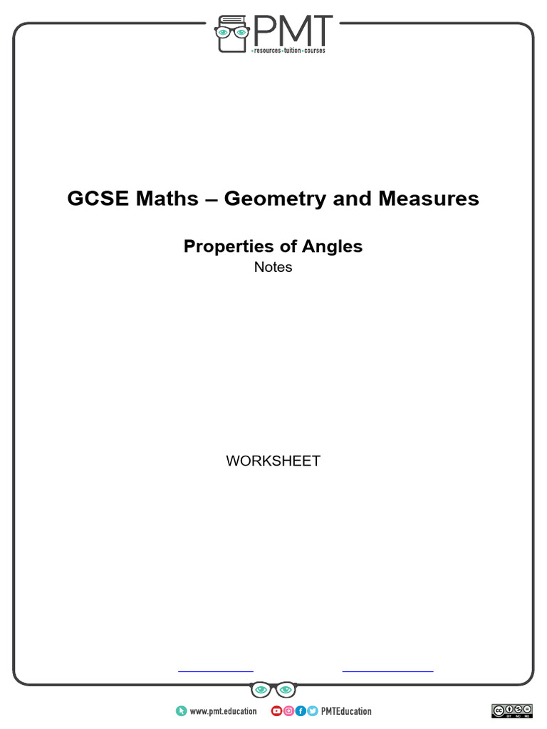 Properties of Angles | PDF