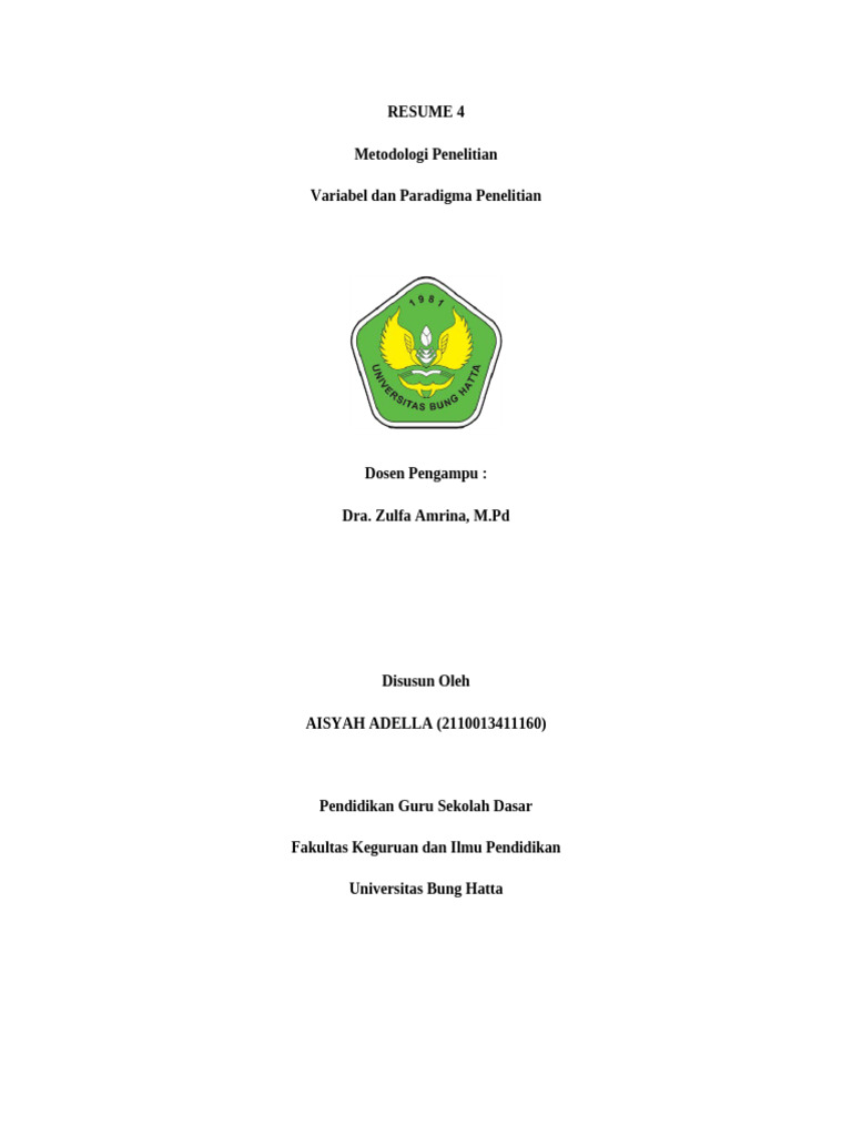 Resume Aisyah Adella 21-160 | PDF