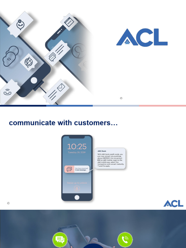 ACL Mobile - Whatsapp Product Presentation | PDF