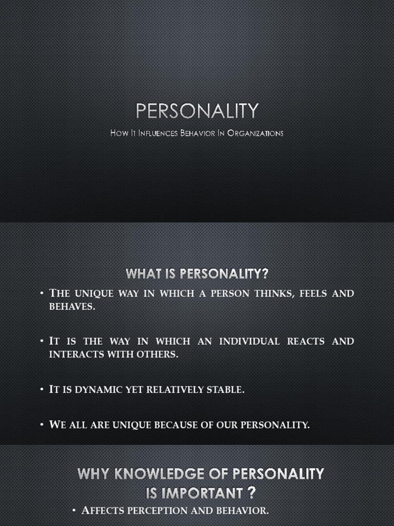 2 Personality | PDF