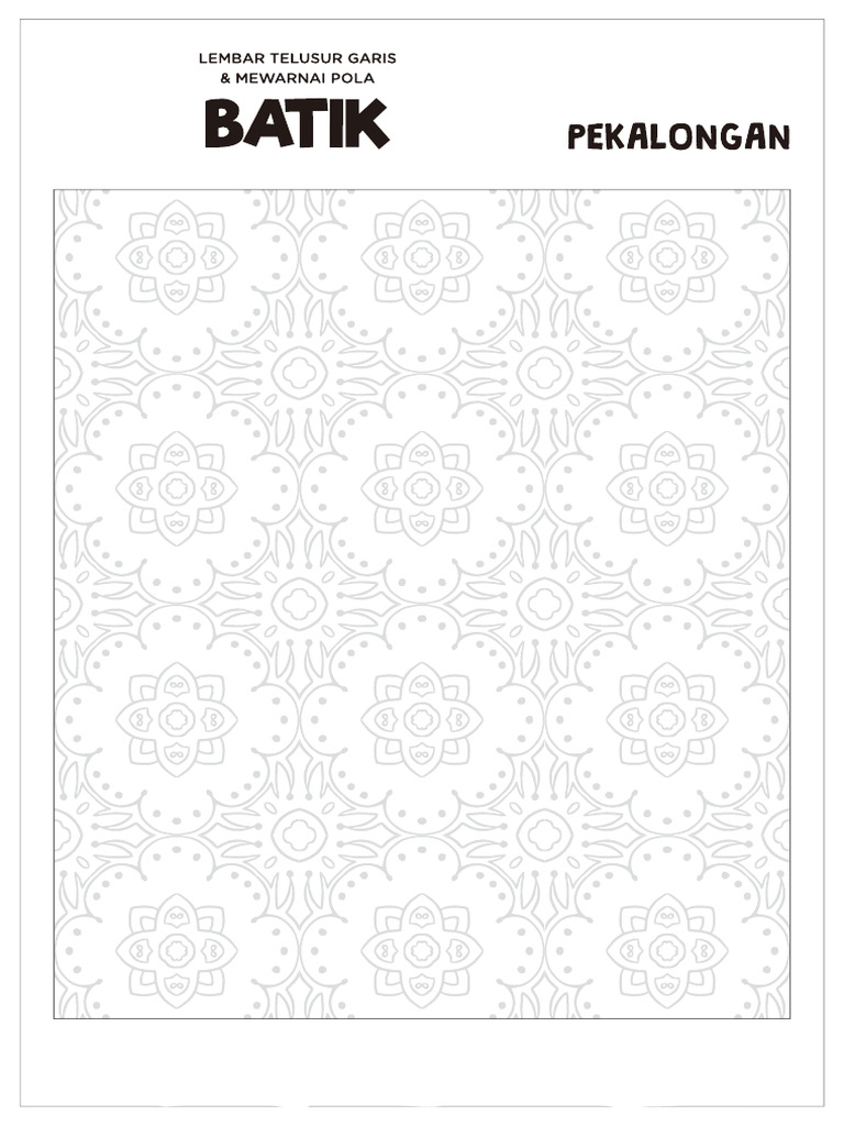 Mewarnai Motif Batik | PDF