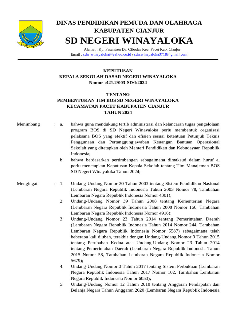 003 SK Tim Bos Winlok 2024 | PDF