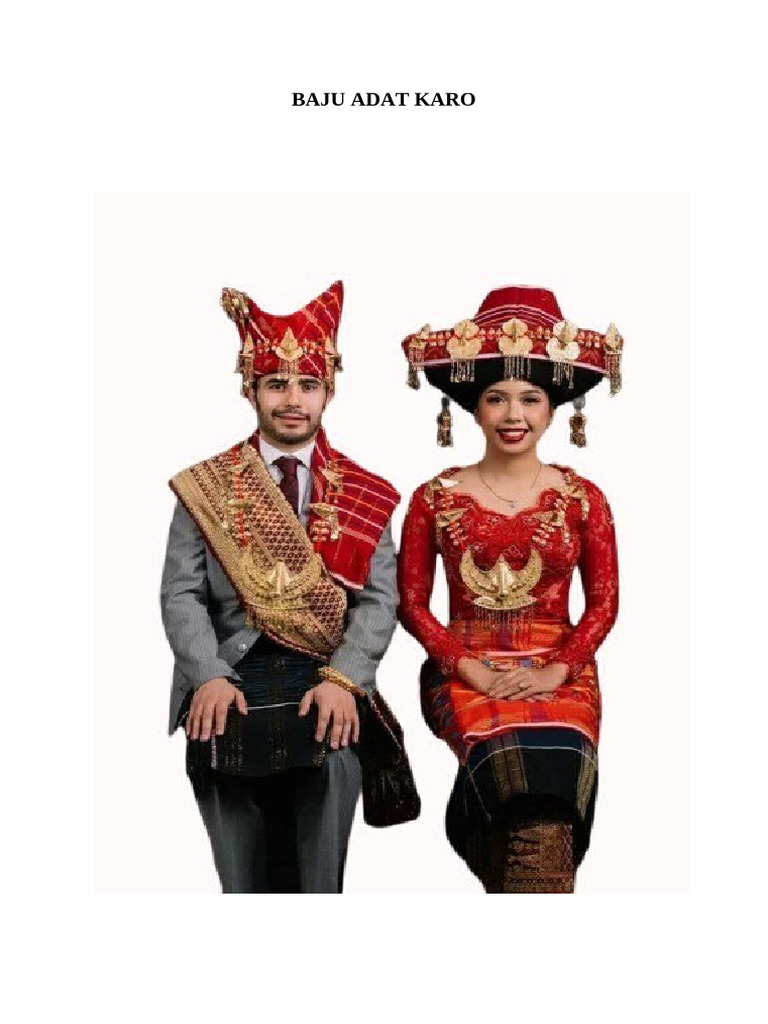 Baju Adat Karo Melayu & Simalungun | PDF