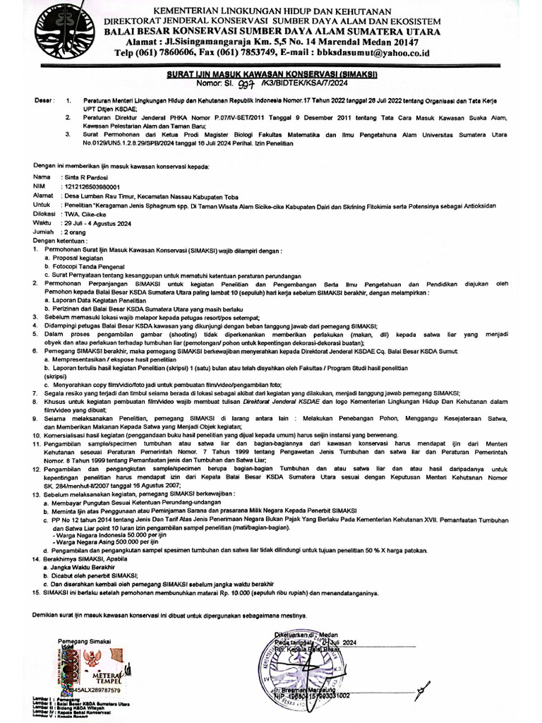 Simaksi - Sinta R Pardosi | PDF