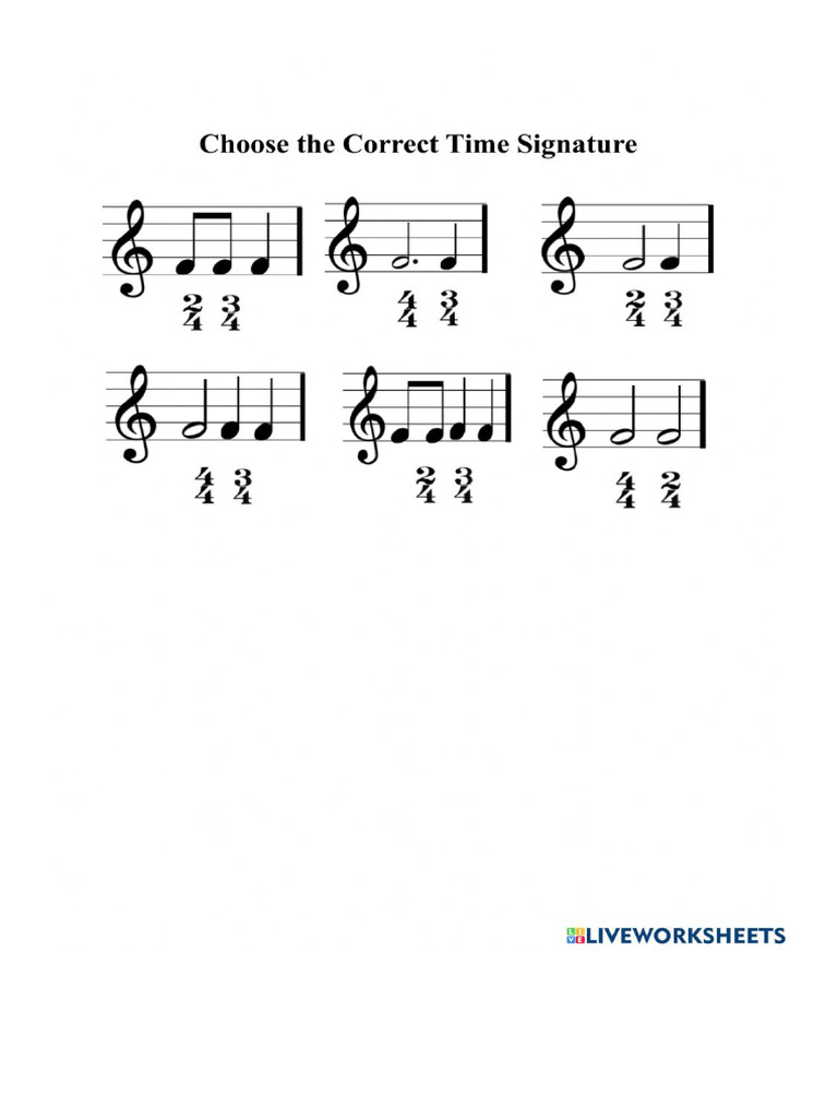 Time Signature Quizz | PDF