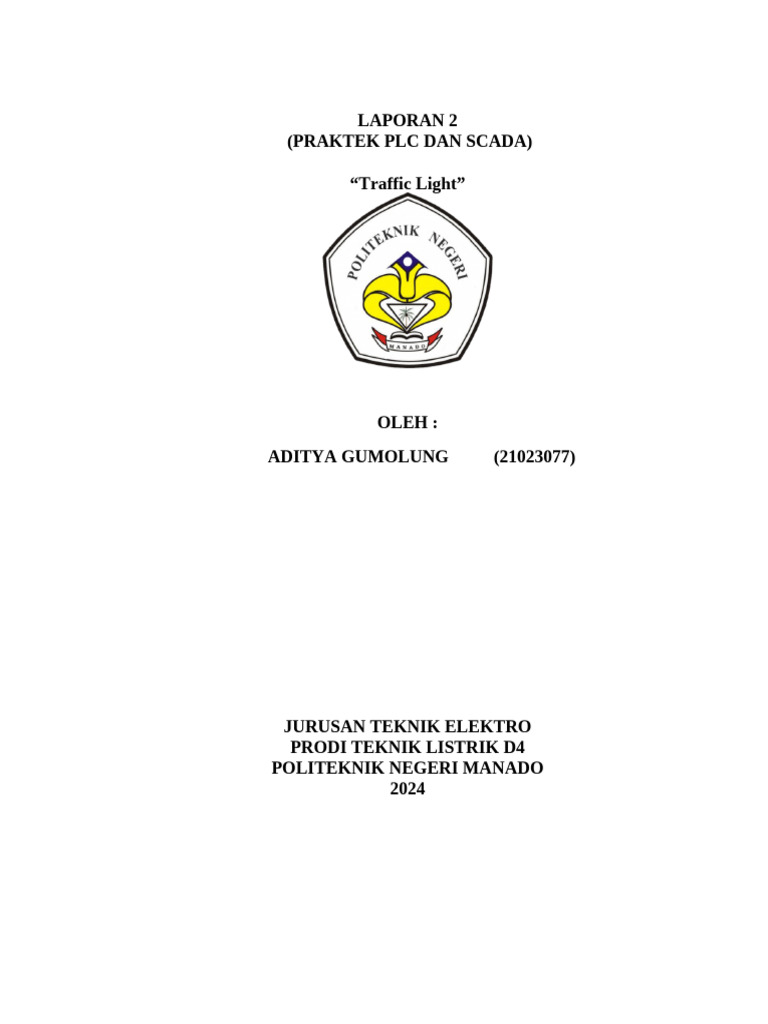 LAPORAN_2_PLC_aditya Gumolung (7 TL3 D4) | PDF LAPORAN_2_PLC_aditya Gumolung (7 TL3 D4) | PDF