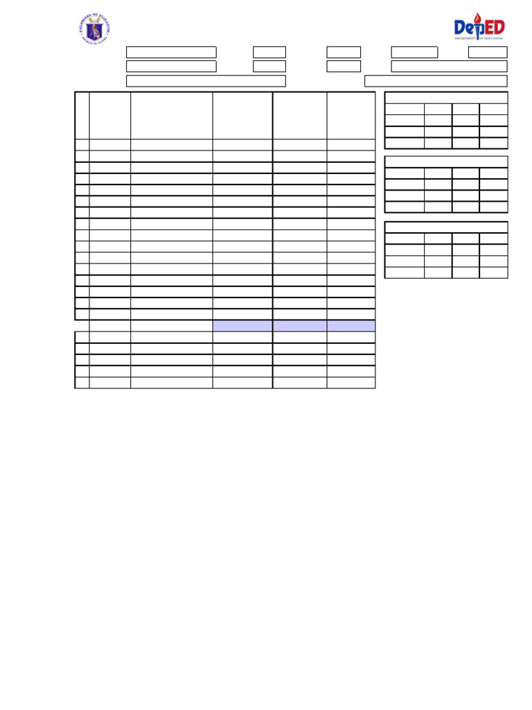 School Form 5a (SF 5a) - 2nd Sem | PDF