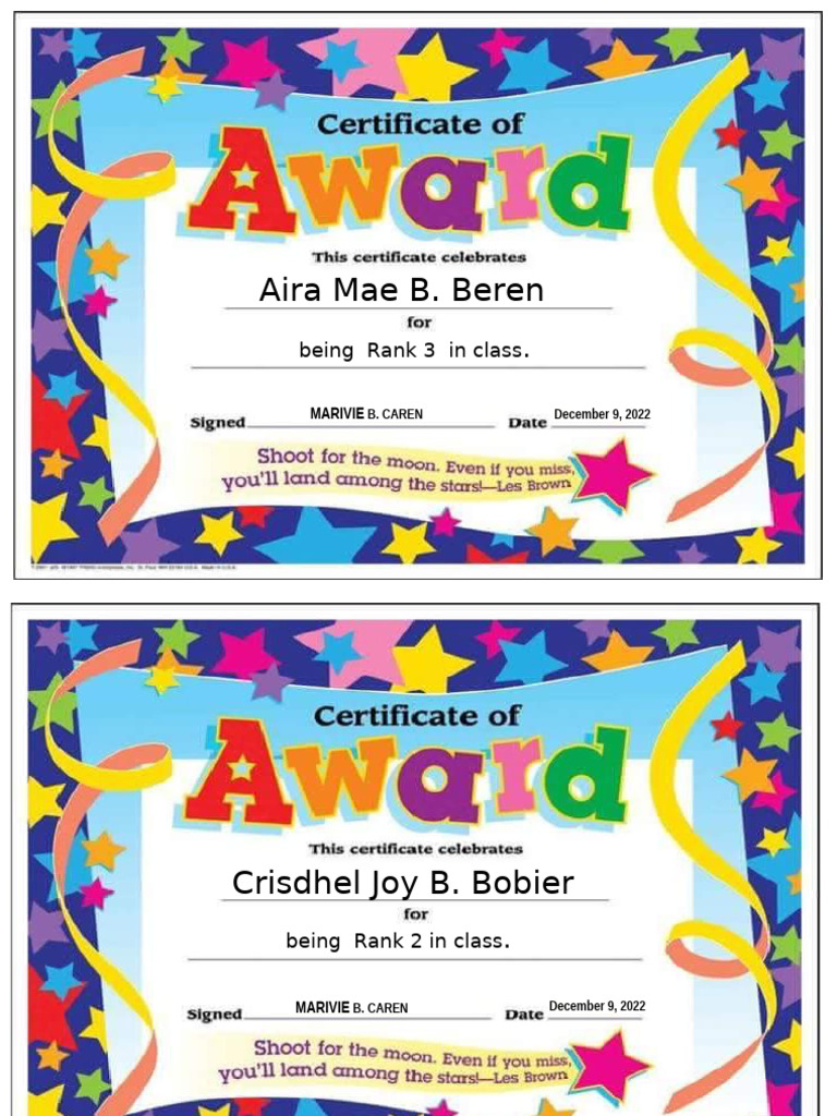 Classroom Award | PDF