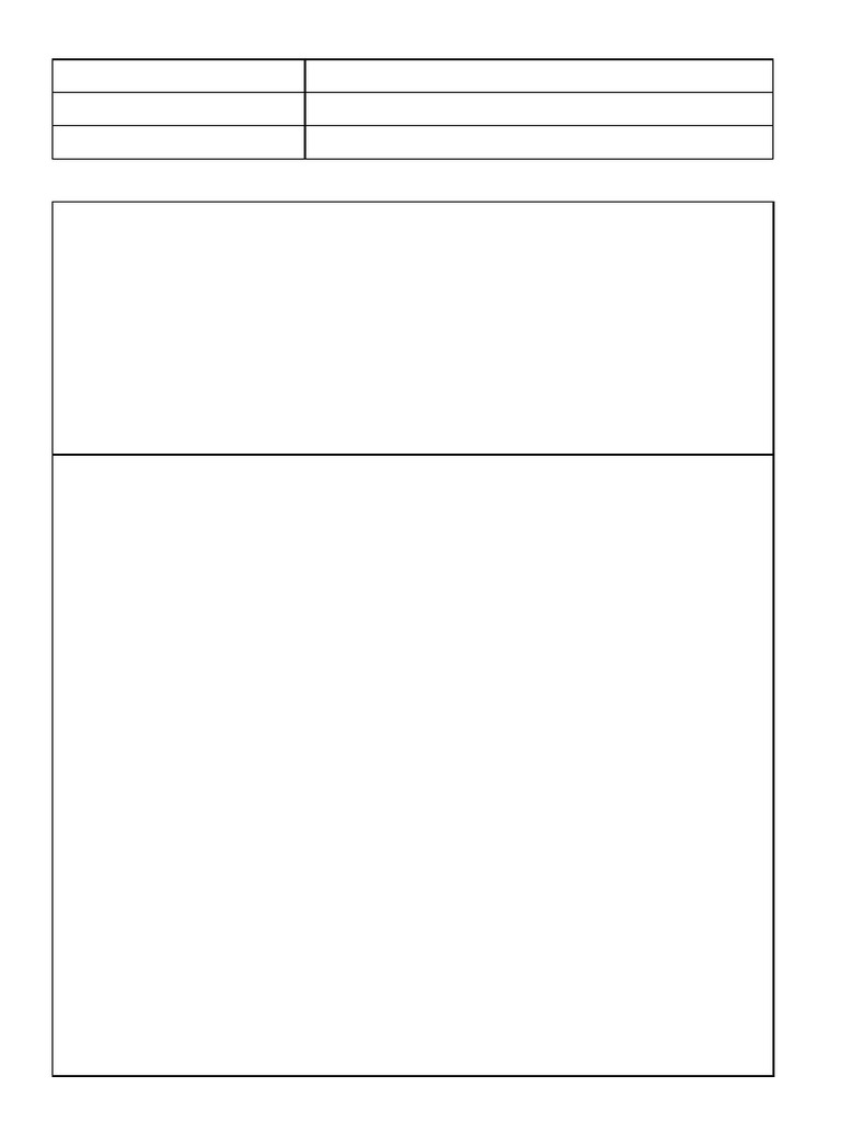 Element 1 - Mock Test - Answer Template | PDF
