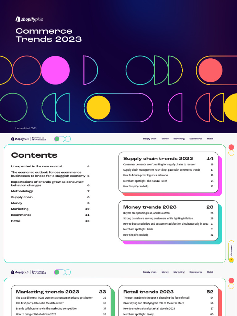 Commerce Trends Report 2023 Shopify | PDF
