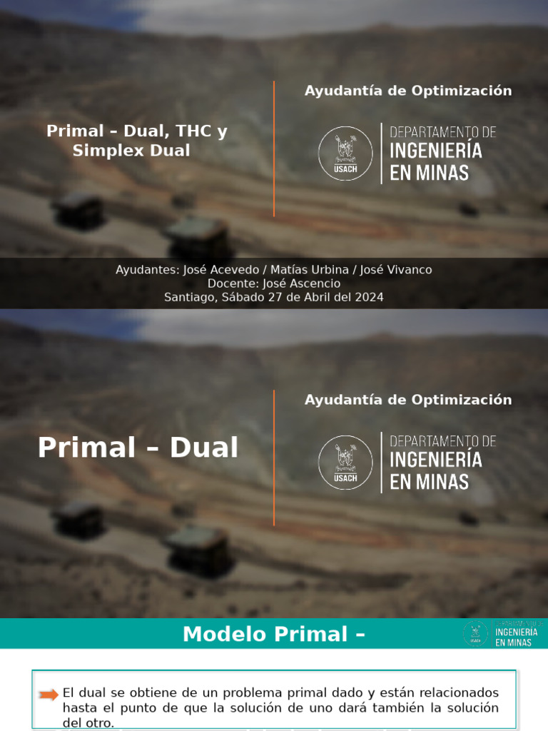 Primal Dual THC Simplex Dual | PDF