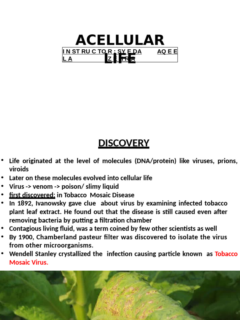ACELLULAR LIFE | PDF