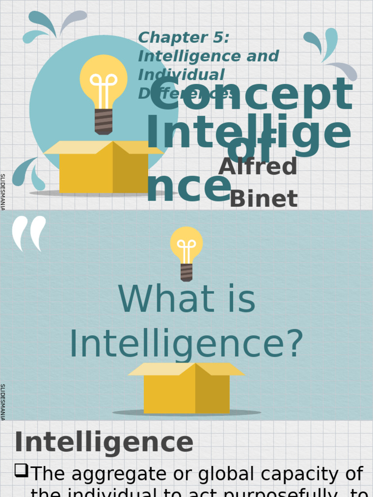 Binet S Concept Of Intelligence Explained Pdf Intelligence Quotient