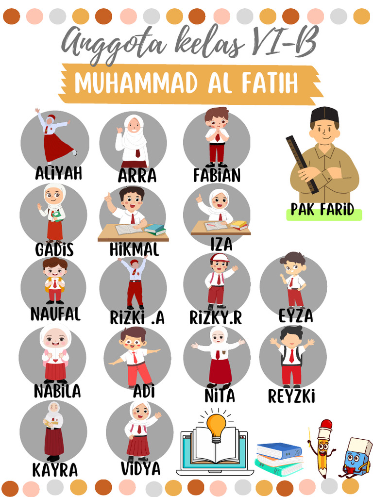 Cute Class Announcement Poster | PDF