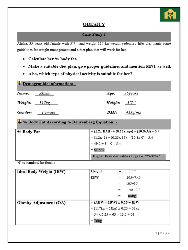 Obesity | PDF