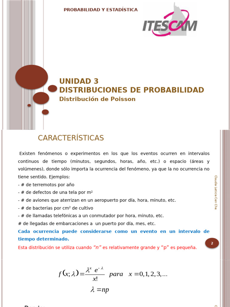 Distribución Poisson | PDF