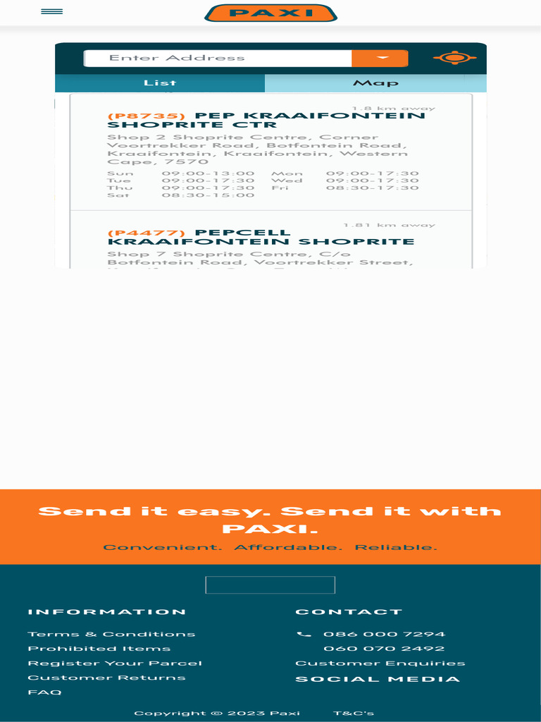 PAXI Points - Convenient Store Locator PAXI | PDF