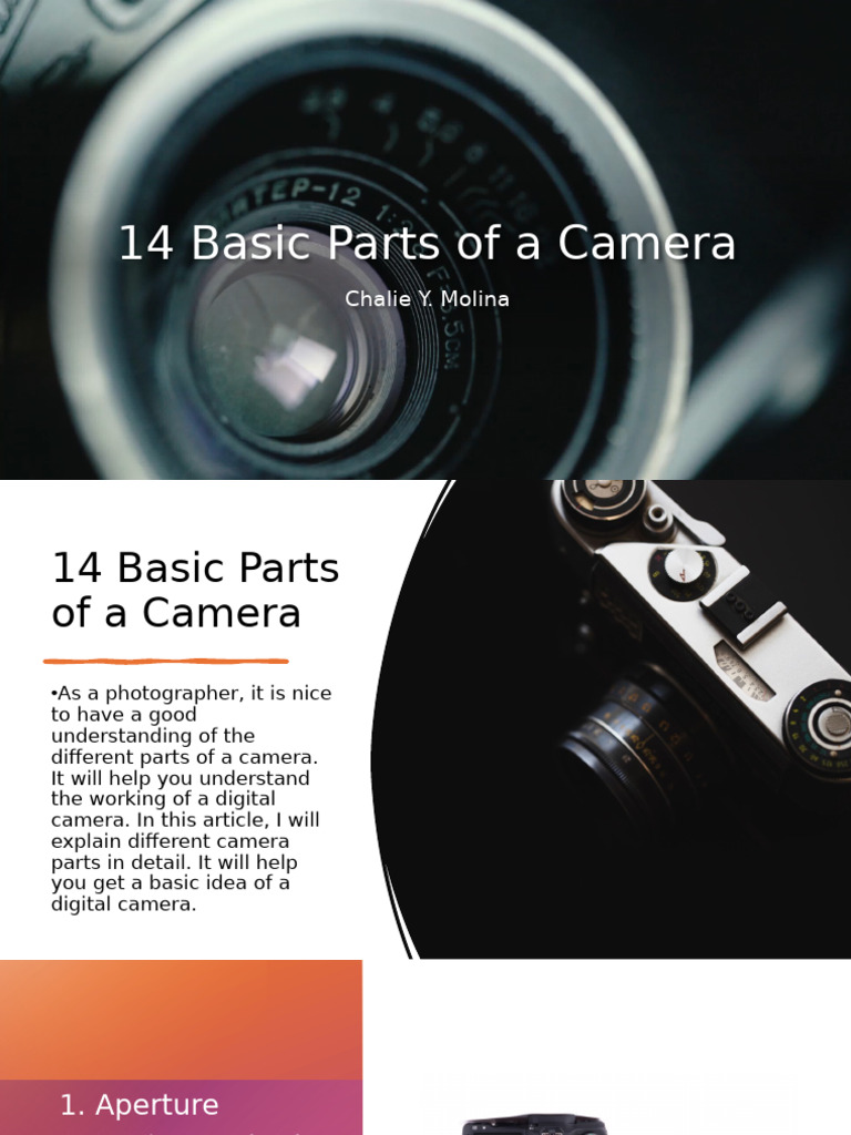 14 Basic Parts of A Camera | PDF