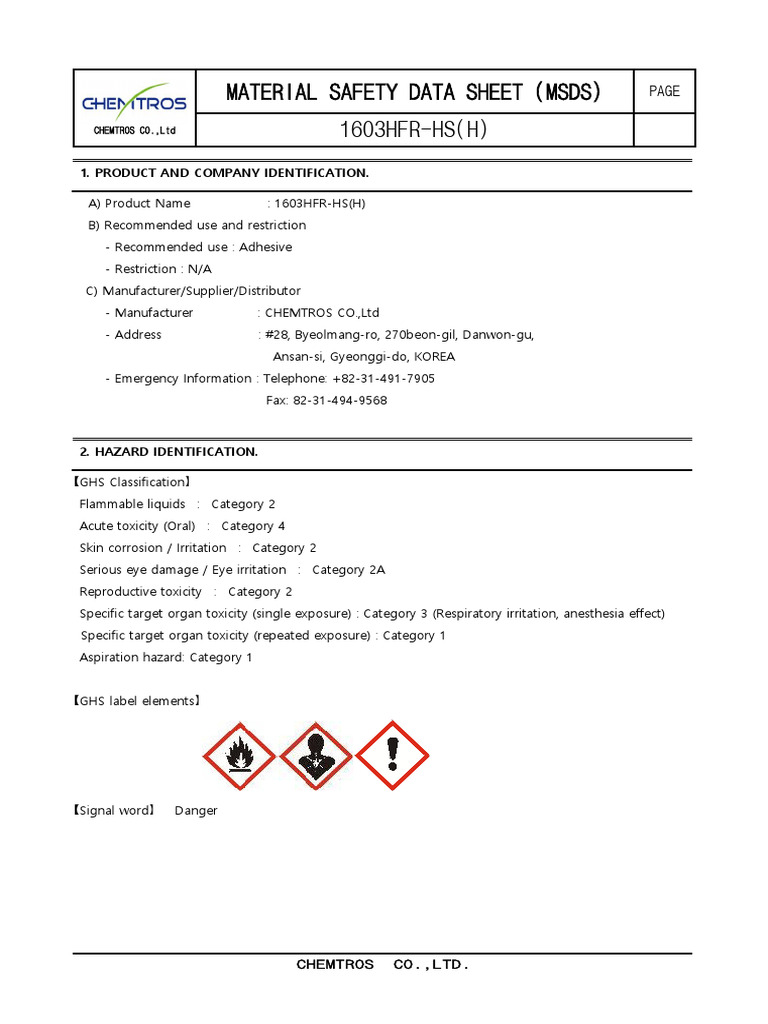 1603HFR-HS (H) (English) | PDF