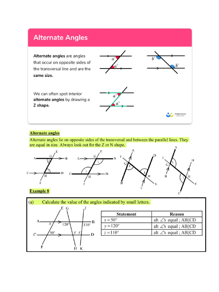 Geometry of Straight Lines: Parallel Lines | PDF