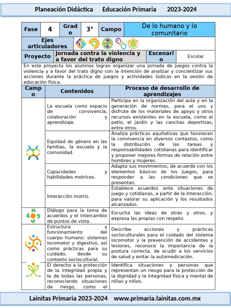 3er Grado Febrero - Educaci Ón F Sica (2023-2024) | PDF